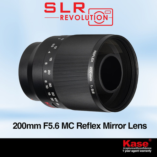 Kase 200mm F5.6 Reflex Lens | SLR Revolution SG