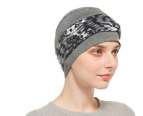 Double Layered Bamboo Comfort Beanie Hat Cap for Cancer Chemo Patient ...