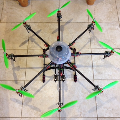 Octocopter | Benjamin Job Robotics Project Portfolio | UK