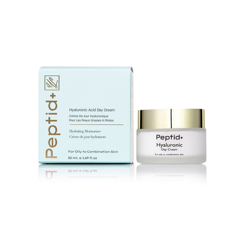 Hyaluronic acid day cream for oily / combination skin | Peptid+