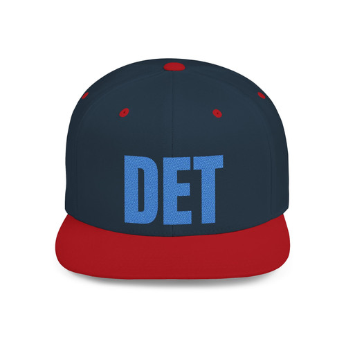 DET - Basketball / Flatbill Snapback Hat | Sum Shirts