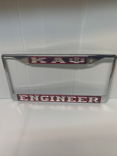KAPPA ENGINEER RED BACKGROUND MIRROR LETTERS | Quality Laser Design