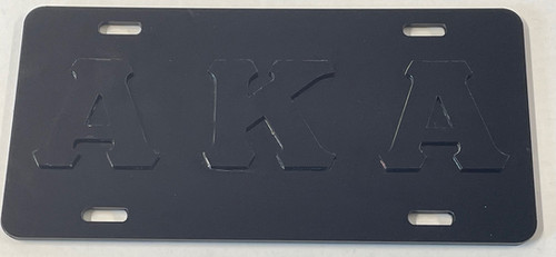 AKA Black On Black Tag- Black Background Black Letters | Quality Laser ...