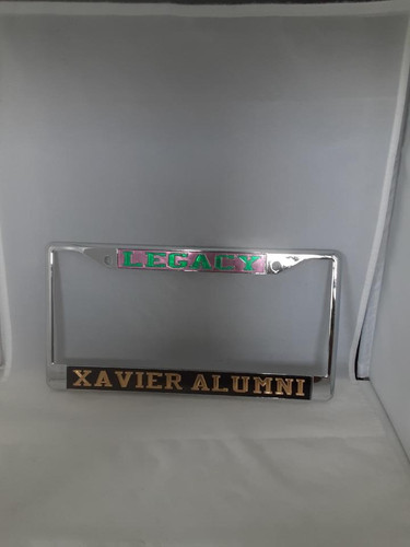 Legacy Xavier Alumni License Frame | Quality Laser Design