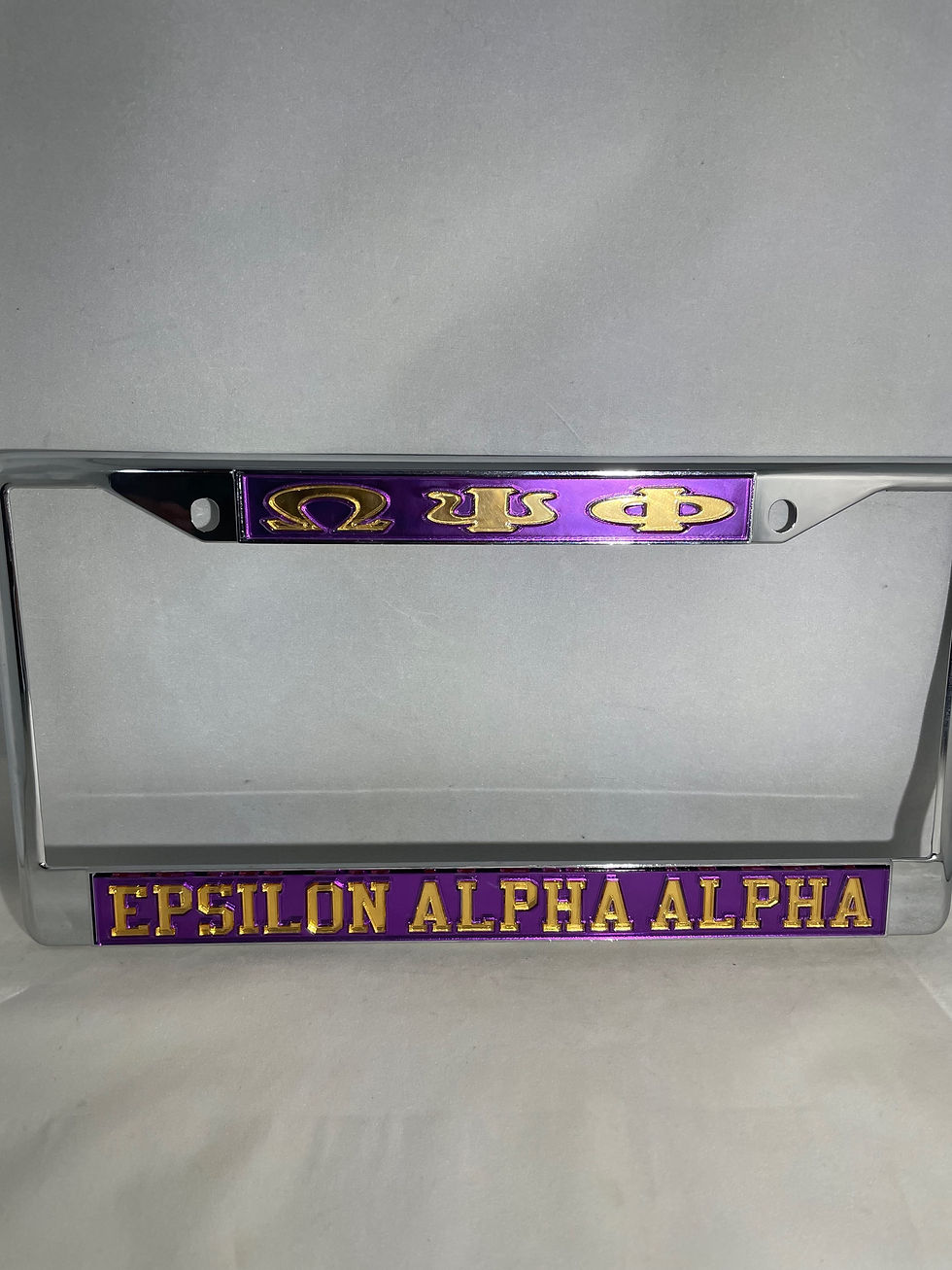 OPP Epsilon Alpha Alpha License Frame- Purple Background Gold Letters ...