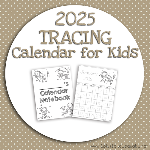 2025 Tracing Calendar | 1+1+1=1 SHOP