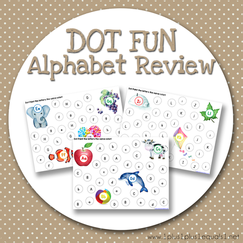 Dot Fun Alphabet Review | 1+1+1=1 SHOP
