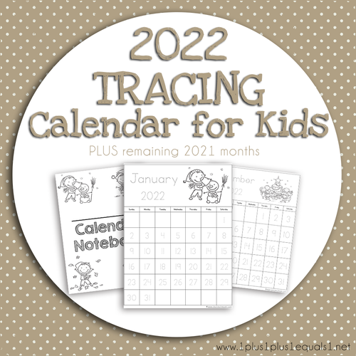 2021-2022 Tracing Calendar | 1+1+1=1 SHOP