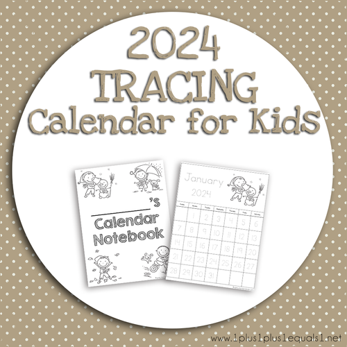 2024 Tracing Calendar | 1+1+1=1 SHOP
