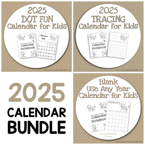 2025 Calendar Bundle | 1+1+1=1 SHOP