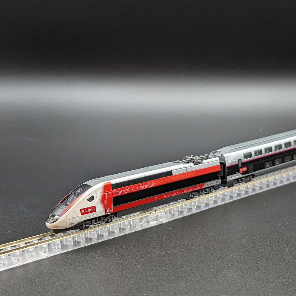 Kato 10-1762 - TGV Lyria Euroduplex (10-Car Set) | J Scale