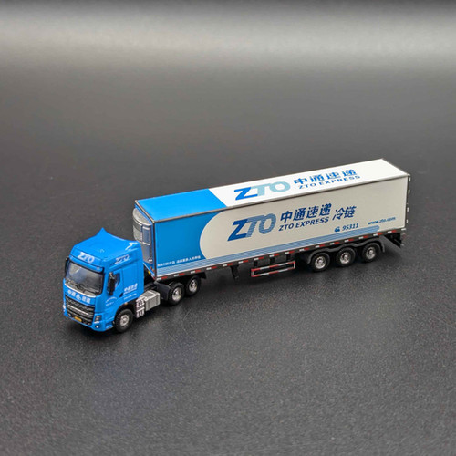 Minicity H7 Refrigerated Truck - ZTO (1:160) (Single Truck) | J Scale