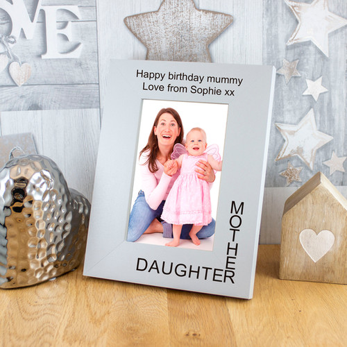 Personalised Happy Birthday Mother Daughter Photo Frame | Nana Print