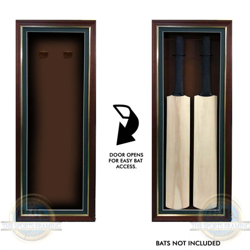Universal Double Mini Cricket Bat Cabinet | Sports Framing