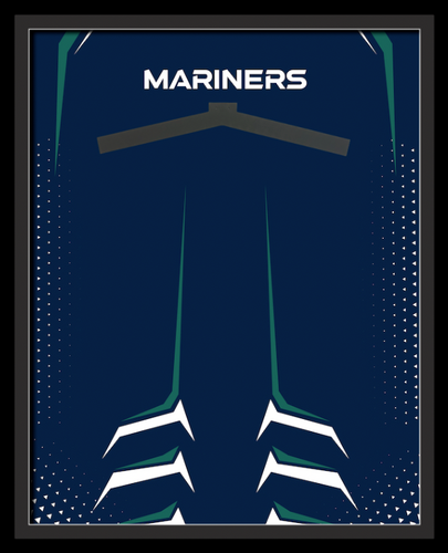 Seattle Mariners Jersey Display Frame | Sports Framing