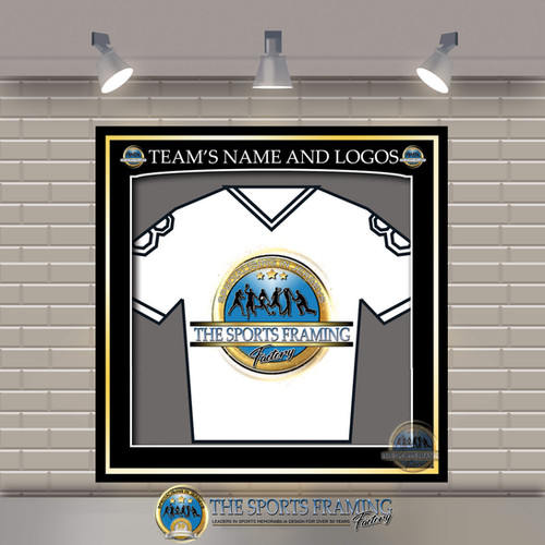 Custom Designed - Standard Jersey / Shirt Portrait Frame | Sports Framing
