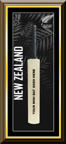 New Zealand Cricket Team MINI size Cricket Bat Display Case | Sports ...