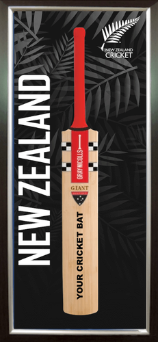 New Zealand Cricket Team Full size Cricket Bat Display Case | Sports ...