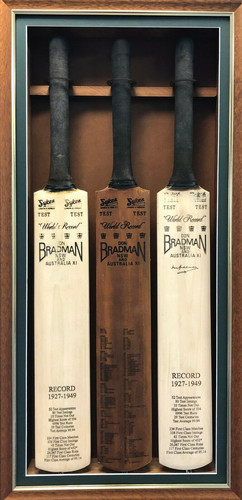 Universal Triple Full Size Cricket Bat Cabinet | Sports Framing