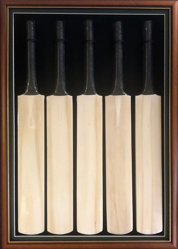 Universal Five Full Size Cricket Bat Cabinet | Sports Framing