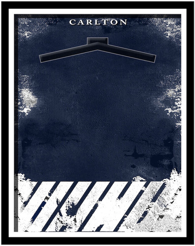Carlton Blues Guernsey Display Frame | Sports Framing