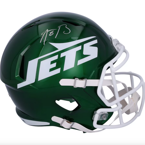 Aaron Rodgers Signed New York Jets 2024 Riddell Speed Replica Helmet ...