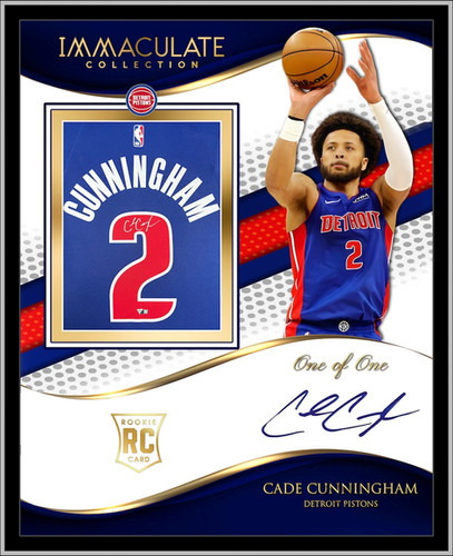 Cade Cunningham Detroit Pistons Signed Jersey Sports Card Collectors ...