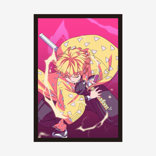 Zenitsu Agatsuma Portrait - Demon Slayer | Arigato Krafts