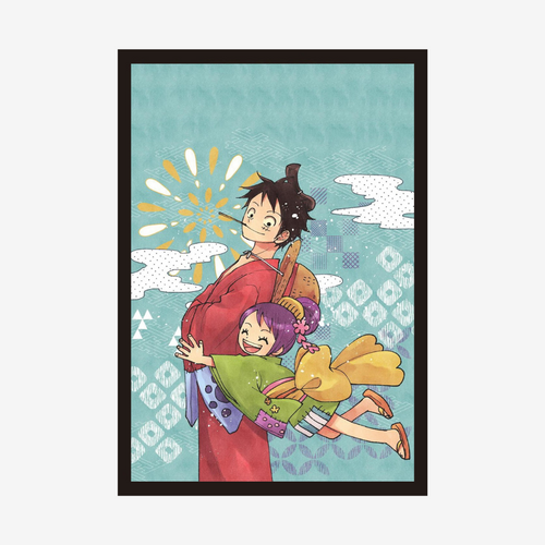 Otama & Luffy Custom Frame - One Piece | Arigato Krafts