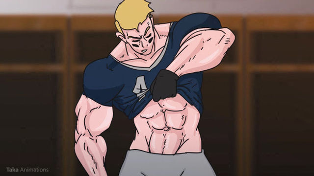 7 - Football Player Muscle Growth | Taka Animations
