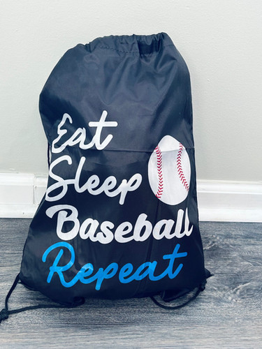 Baseball Drawstring Bag | Sugarbabes Boutique