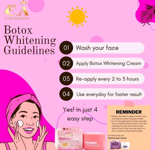 CAPADOSA Botox Whitening Cream | Icee's Beauty