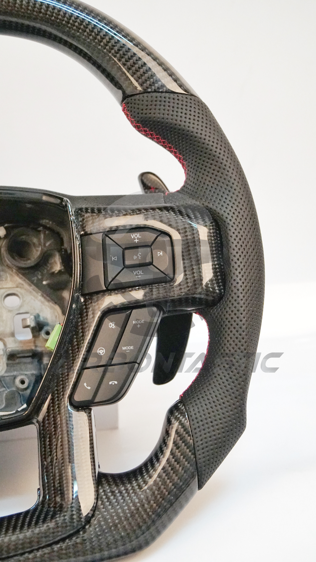 2015+ Ford Raptor Custom Carbon Fiber Steering Wheel | carbontastic