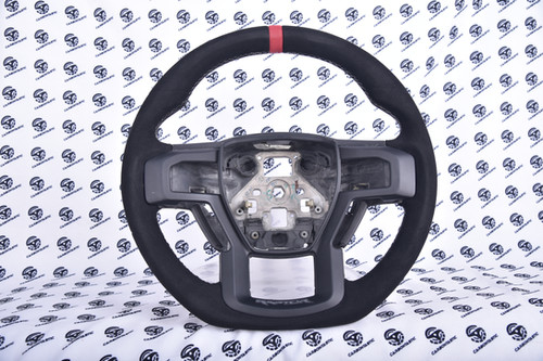 2017+ Ford Raptor Custom Alcantara/Leather Steering Wheel | carbontastic