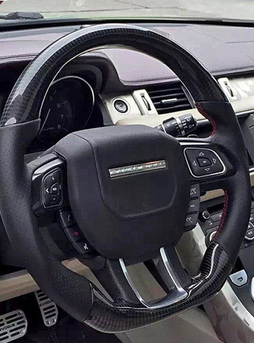 2012+Range Rover Evoque Custom Carbon Fiber Steering Wheel (Paddle ...