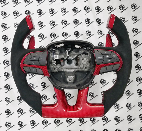 2015-2019 Charger/Challenger SRT Custom Carbon Steering Wheel Fighter ...