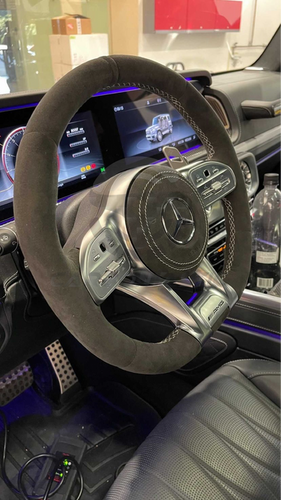 2019+ AMG Custom Steering Wheel (Full Alcantara/Leather Version ...