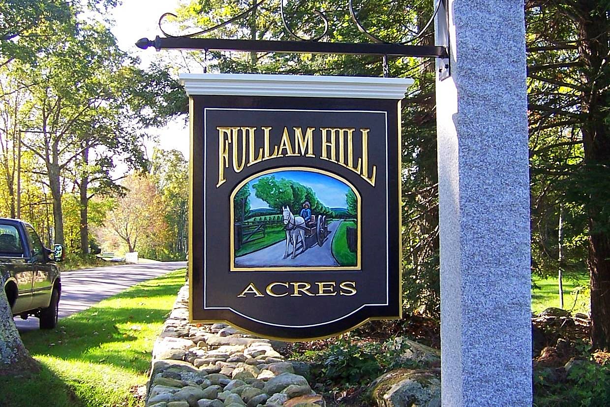 Residental Signs | Swanzey, NH | McAnney Fine Carved Signs