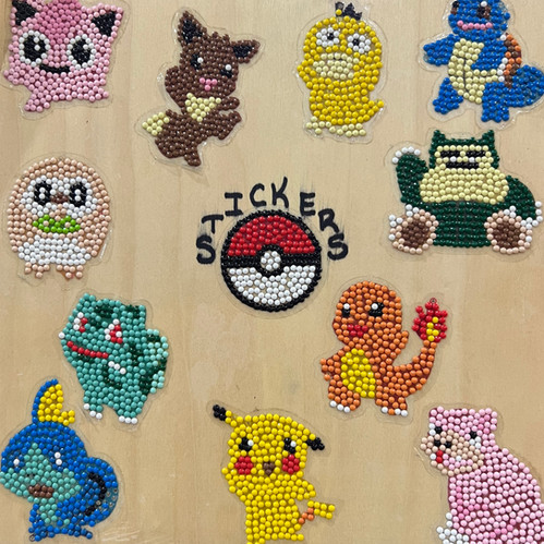 Pokémon Stickers | Uniquely Crafts, LLC