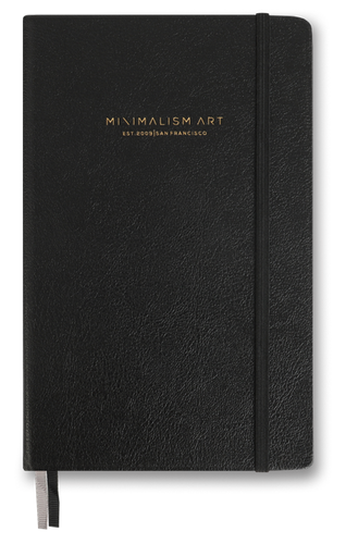 Hard Cover Notebook - Black | Minimalismart