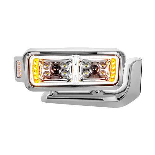 United Pacific 35898 10 High Power LED "Chrome" Projection Headlight ...