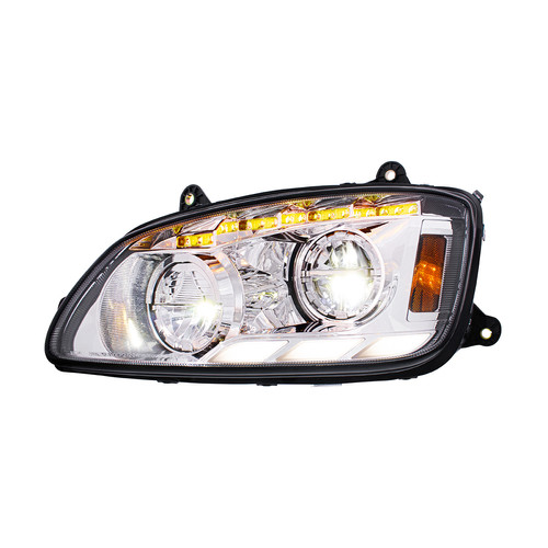 United Pacific 35879 Chrome LED Headlight With Sequential Turn Signal ...