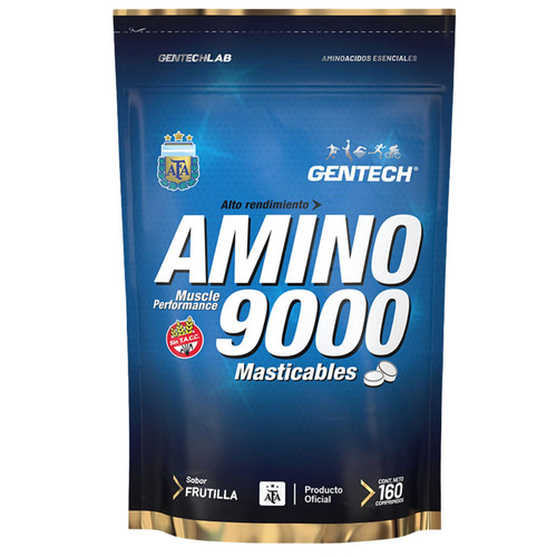 Amino 9000 Aminoacidos Esenciales Bcaa Energia x160comp. Gentech | GLOW ...