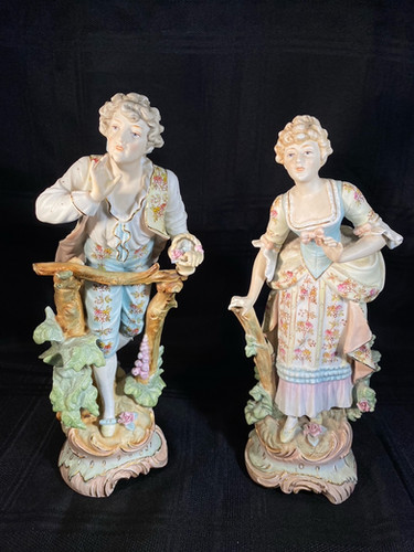 PR. ANTIQUE GERMAN BISQUE STATUES | artcollectantiques