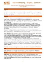 Resumen de la discusión estructurada paso1 Visión - foro LAC | Outcome Mapping