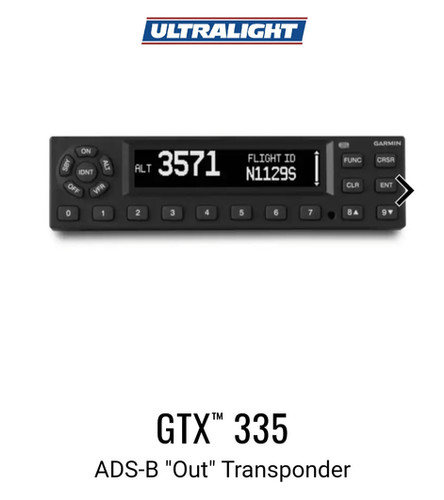 TRANSPONDER GTX 335 ADS-B " Out " S | Rubies Aviación
