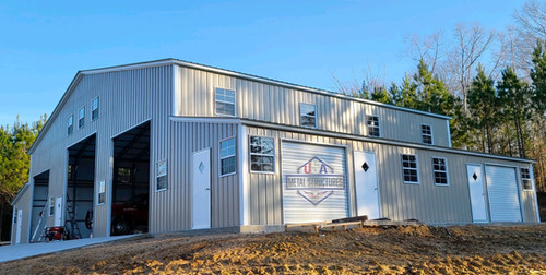 Fully Custom 84x48 Metal Barn | USA Metal Structures