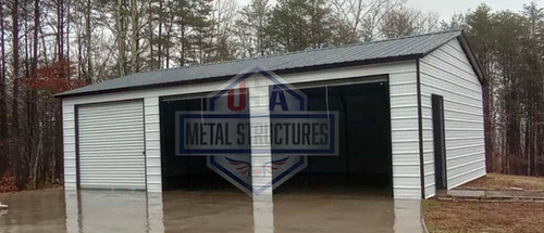High-Tech 3 Bay 24x35 Metal Building | USA Metal Structures
