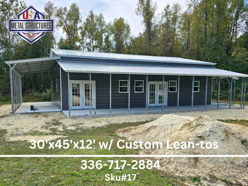 High-Tech 30'x45' Custom Metal Building | USA Metal Structures