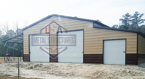 Custom High-Tech 54x30 Metal Barn | USA Metal Structures
